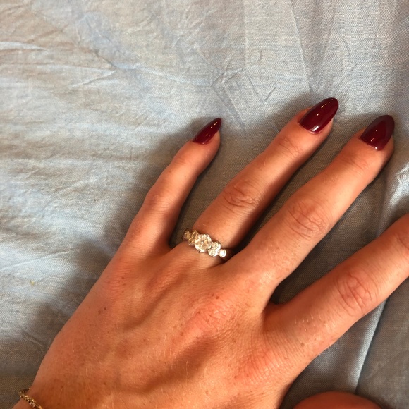 Jewelry | Sterling Silver Sparkly Ring | Poshmark